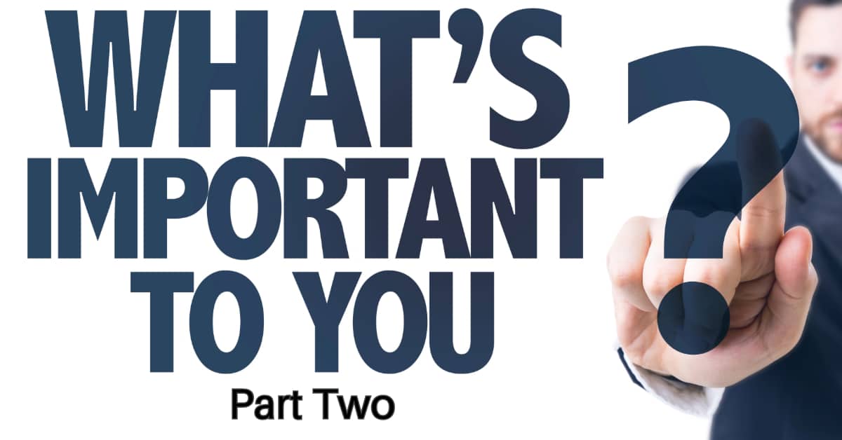 What's Important to You • Expert Negotiator